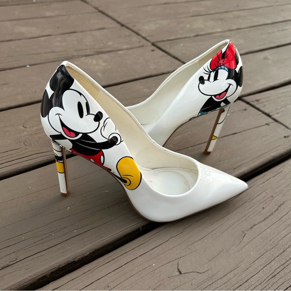 Disney | Shoes | Disney Aldo Collab Womens Stessy Stiletto Pumps Minnie ...